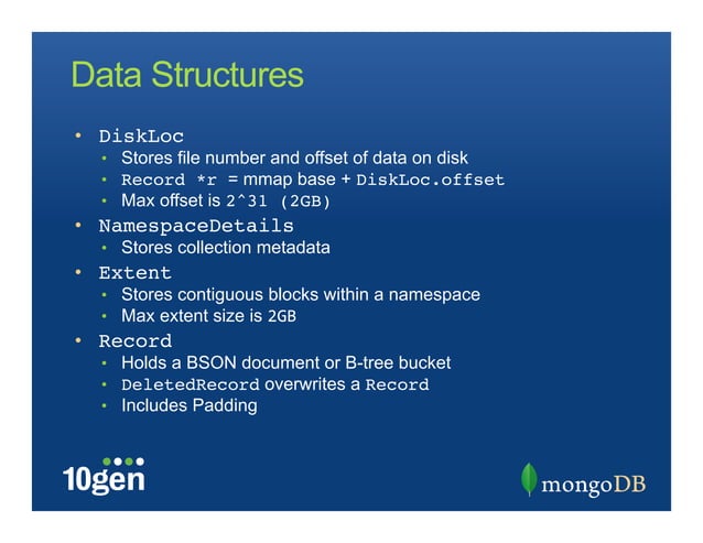 MongoDB Journaling and the Storage Enginer | PPT