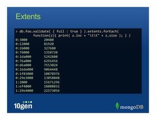 MongoDB Journaling and the Storage Enginer | PDF