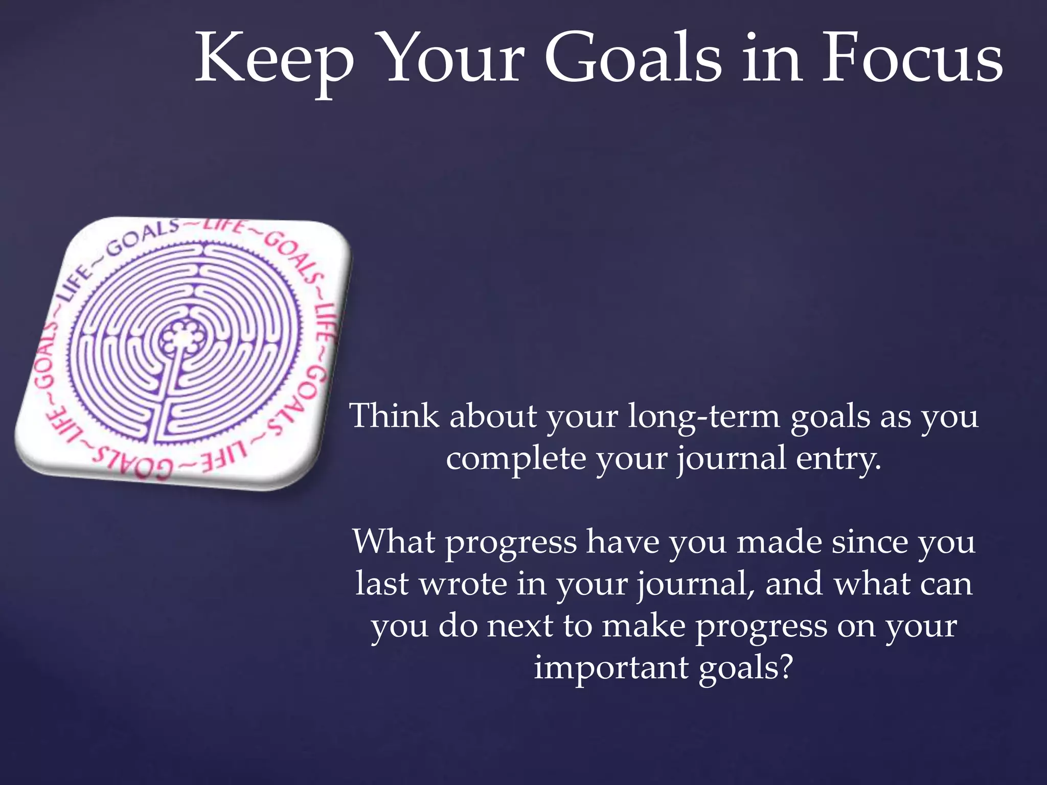 Journaling; for professional development | PPTX