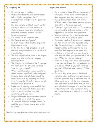 Summer Journal Ideas | PDF