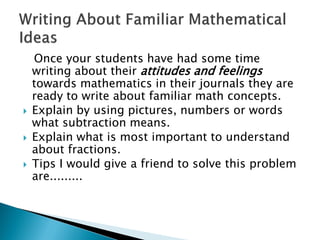 Journaling in Mathematics | PDF