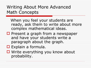 Journaling in Mathematics | PPT