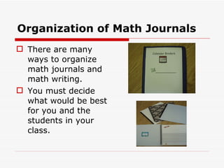 Journaling in Mathematics | PPT
