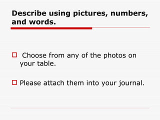 Journaling in Mathematics | PPT