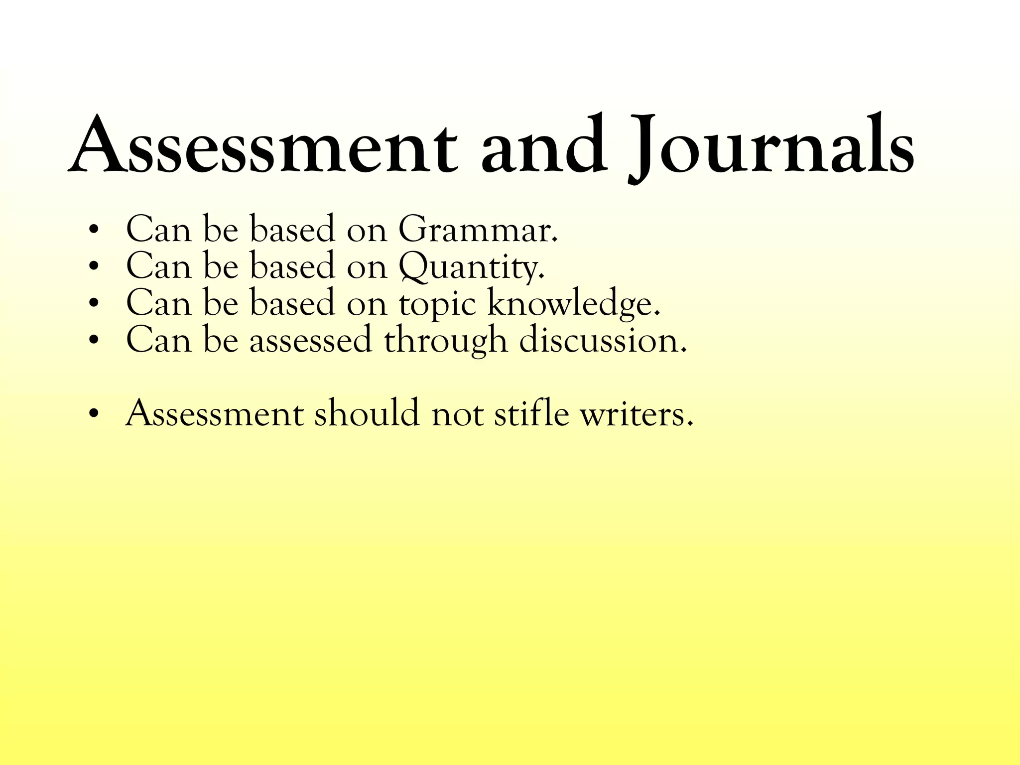 Journaling In The Music Room | PPT