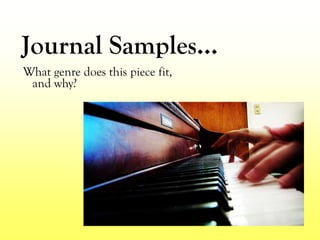 Journaling In The Music Room | PPT