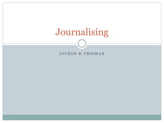 Journalising | PPTX