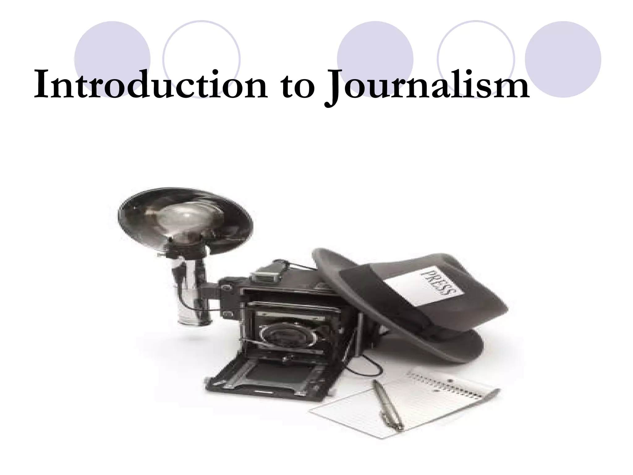 Journalism | PPT