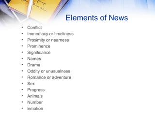Journalism: An Overview | PPT