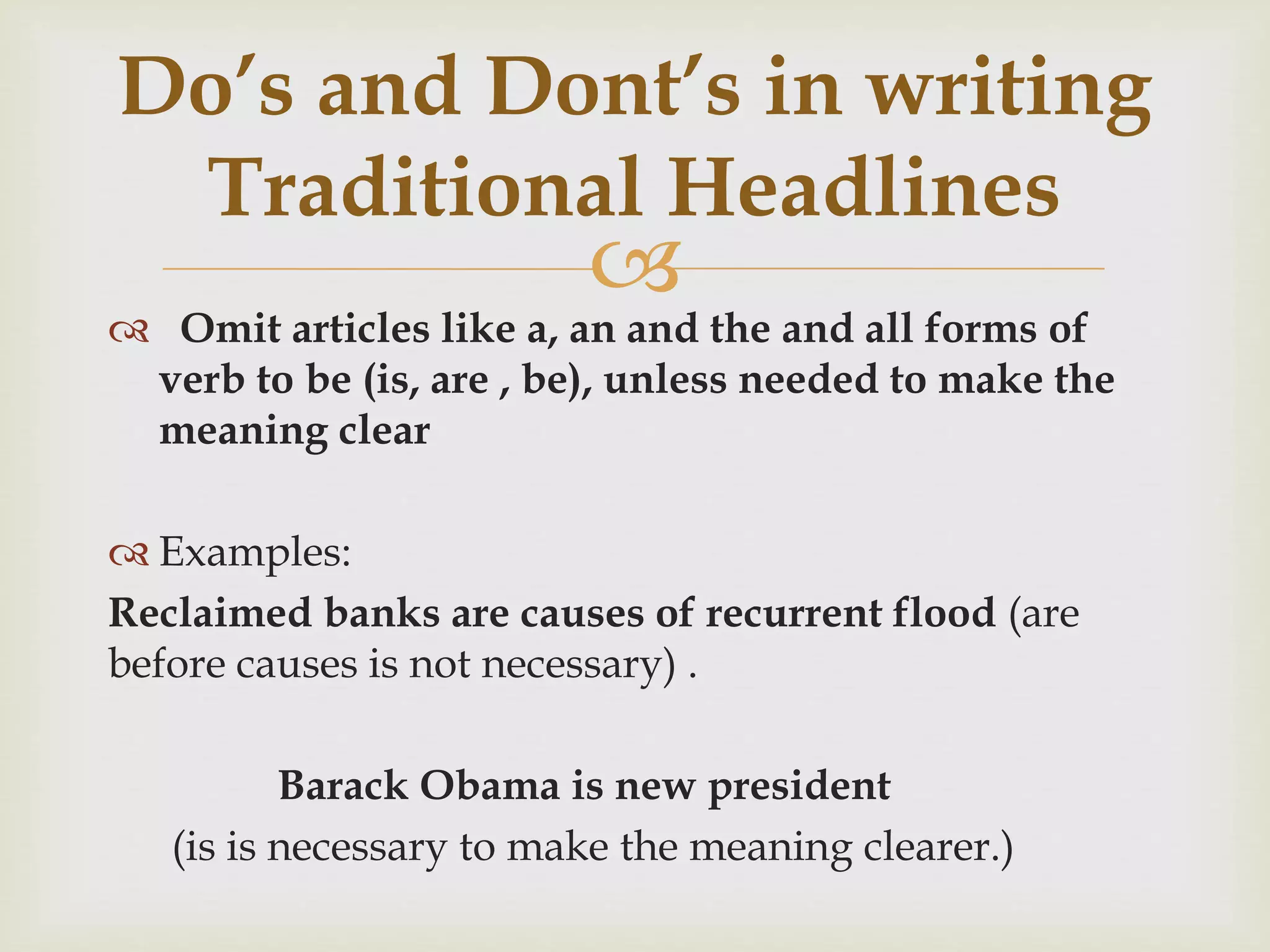 Journalism- Writing Headlines | PPTX