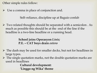 Journalism- Writing Headlines | PPTX