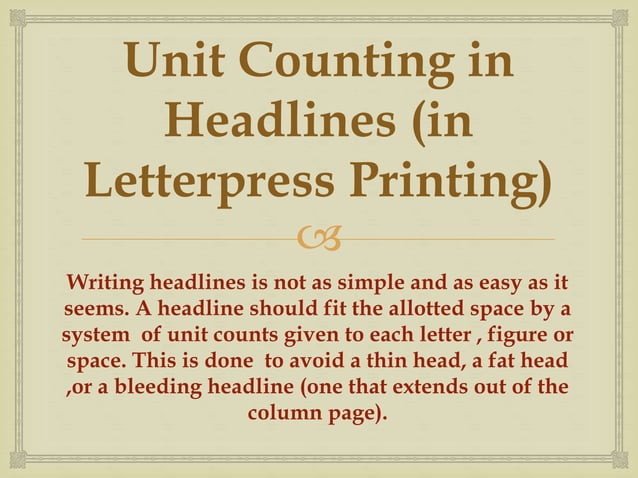 Journalism- Writing Headlines | PPTX