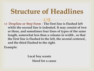 Journalism- Writing Headlines | PPTX