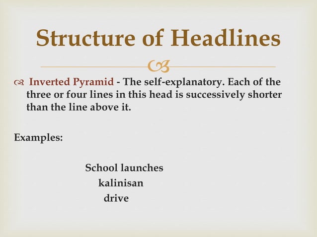 Journalism- Writing Headlines | PPTX