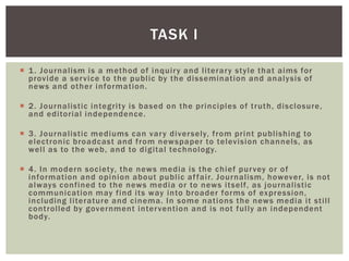 Journalism | PPT