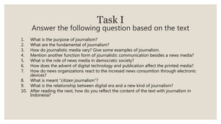 Journalism | PPTX | Public Radio | Talk Radio