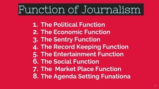 Journalism | PPTX