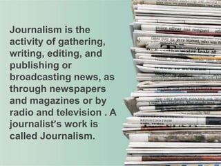 Journalism | PPTX