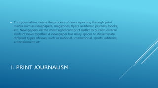 Journalism as the fourth estate in world | PPTX