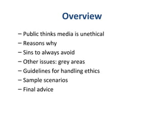 Journalism Ethics | PPT