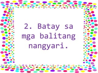 Journalism pagsulat ng lathalain | PPTX