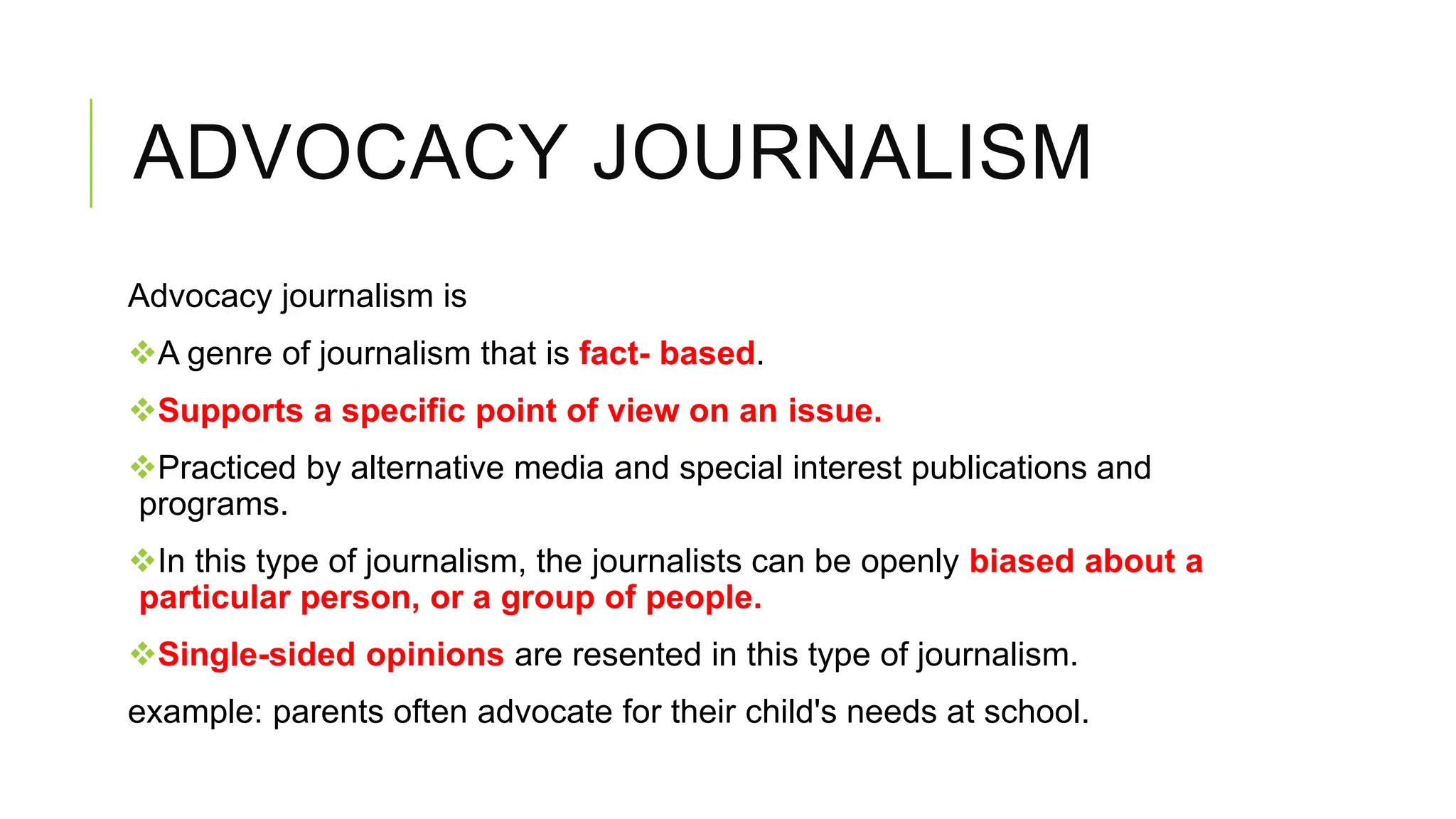 journalism 7.powerpoint presentation english | PPTX