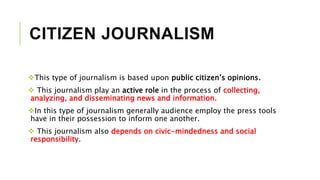 journalism 7.powerpoint presentation english | PPT
