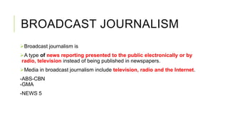journalism 7.powerpoint presentation english | PPT