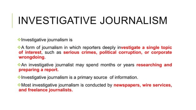 journalism 7.powerpoint presentation english | PPT