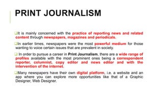 journalism 7.powerpoint presentation english | PPT