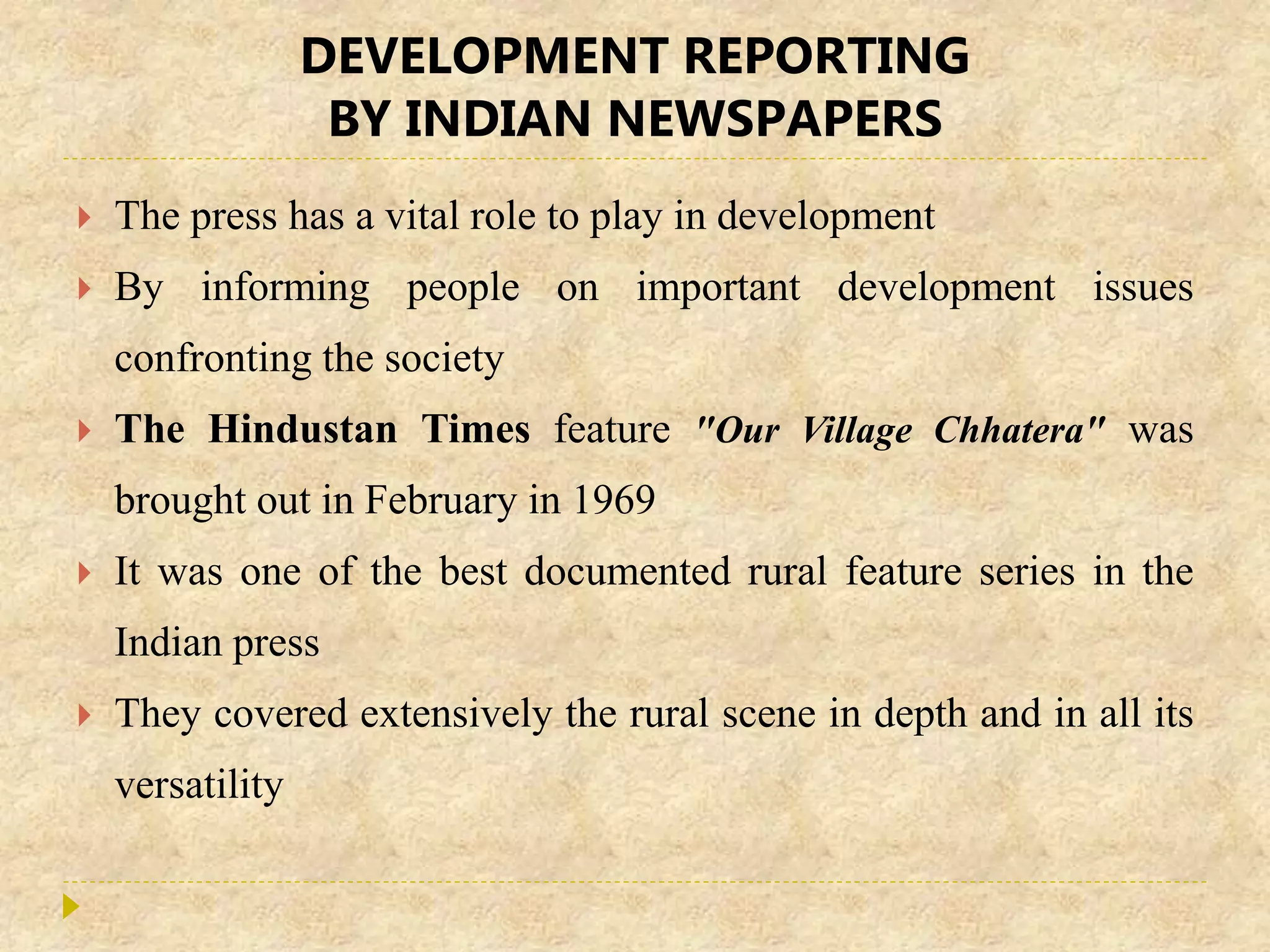 Journalism and development | PPTX