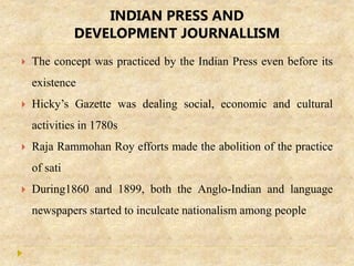 Journalism and development | PPTX