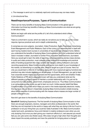 Journalism and mass communication | PDF