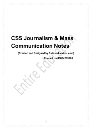 Journalism and mass communication | PDF