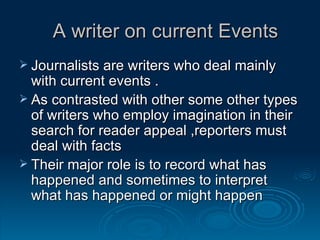 Journalism As A Career | PPT