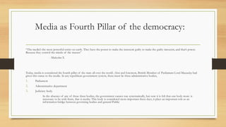Journalism as fourth estate..pdf by Ankita tiwari | PDF