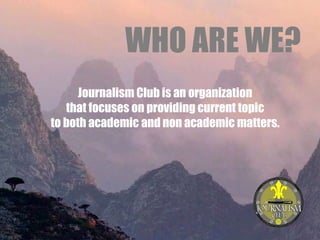 Journalism Club Binus University | PPTX
