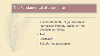 what is journalism? | PPT