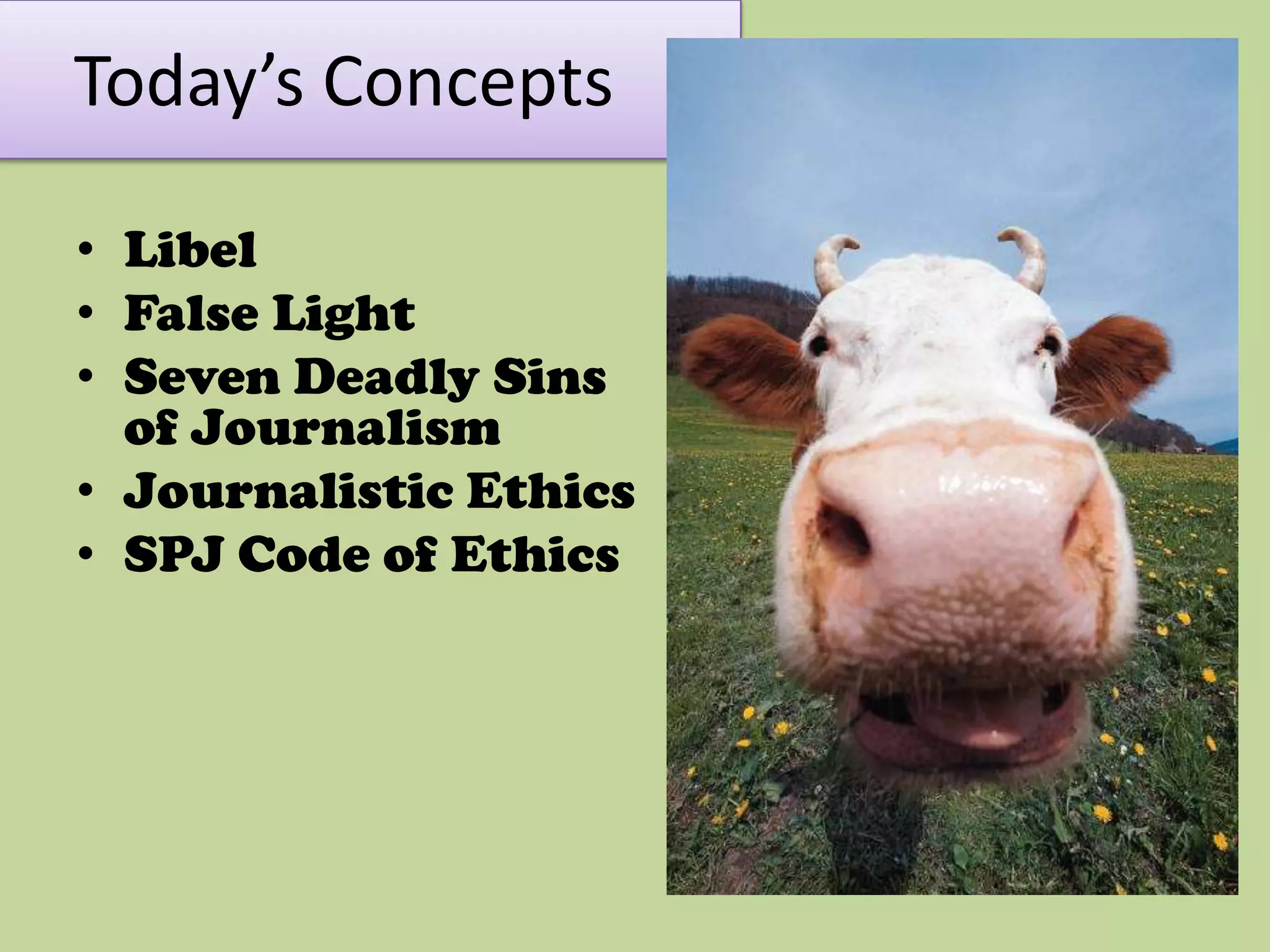 Journalism Ethics | PPT