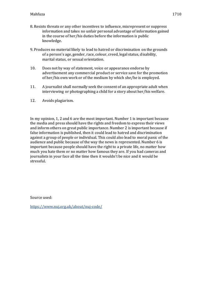 Journalism ethics | PDF