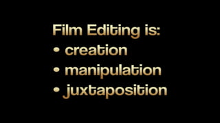 Journalism/Film Editing | PDF