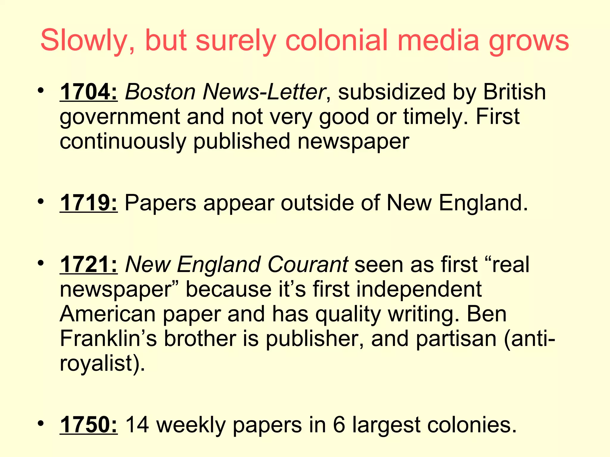 Journalism History | PPT
