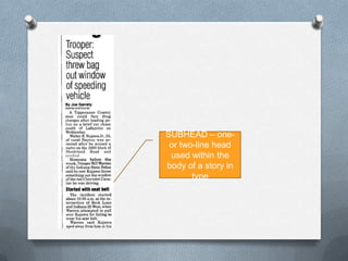 Journalism II definitions | PPT