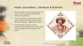 Journalism and Indian literature | PPTX