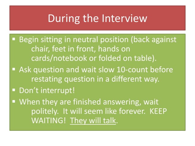 How to Interview for a News Story | PPTX