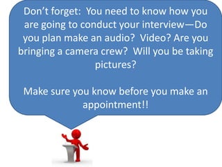 How to Interview for a News Story | PPTX