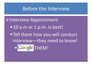 How to Interview for a News Story | PPTX