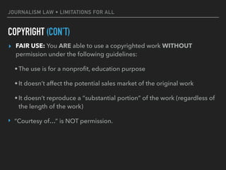 Journalism law | PDF