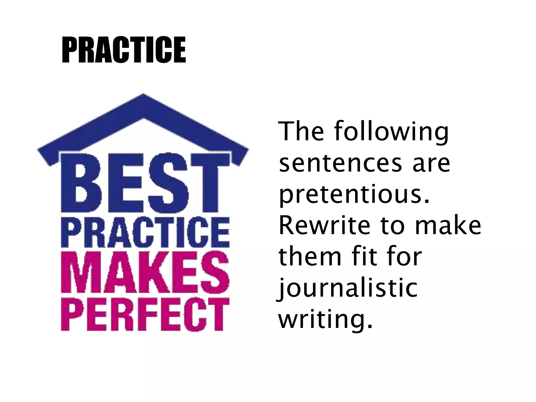 Basic Journalistic Writing | PPTX