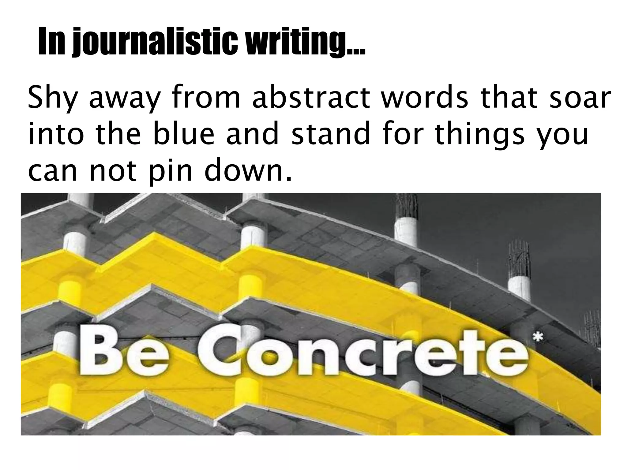 Basic Journalistic Writing | PPTX